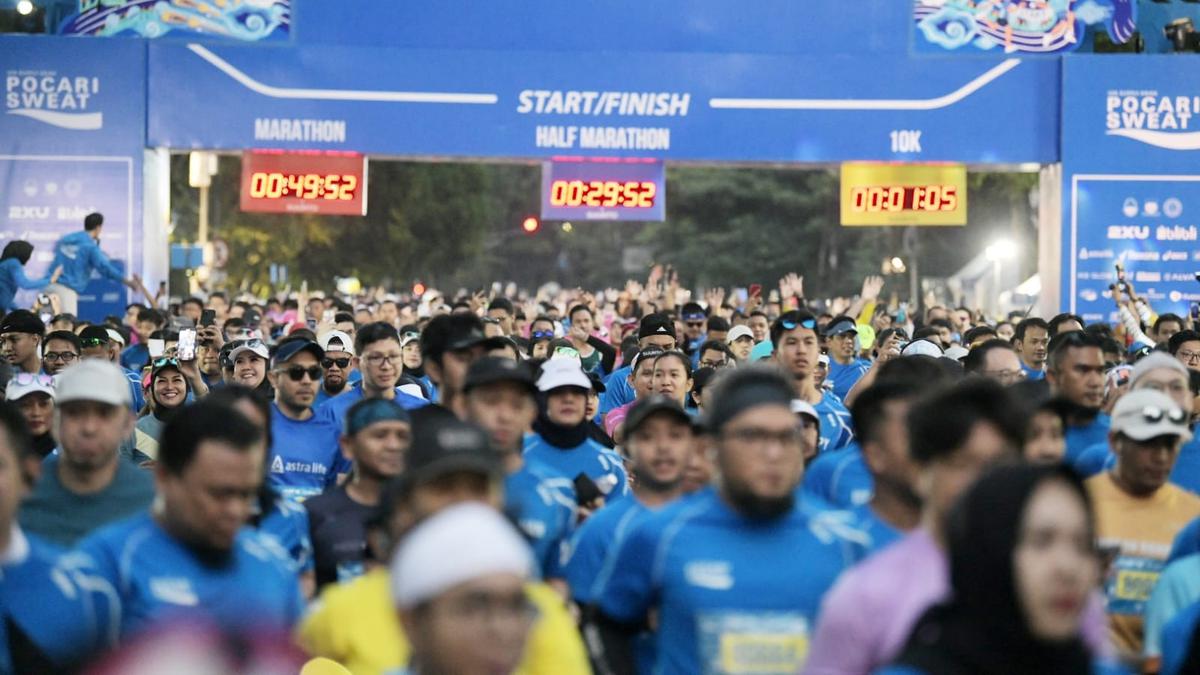 Pocari Sweat Run 2023 Ukir Sejarah, Raffi Ahmad Kerepotan Layani ...