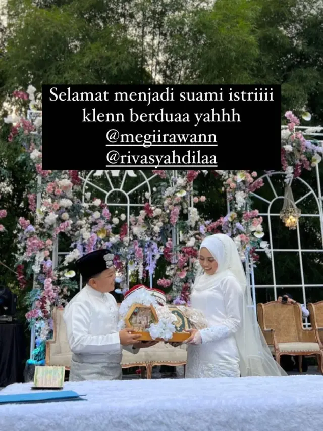 7 Momen Pernikahan Megi Irawan dan Riva Syahdila, Maharnya Curi ...