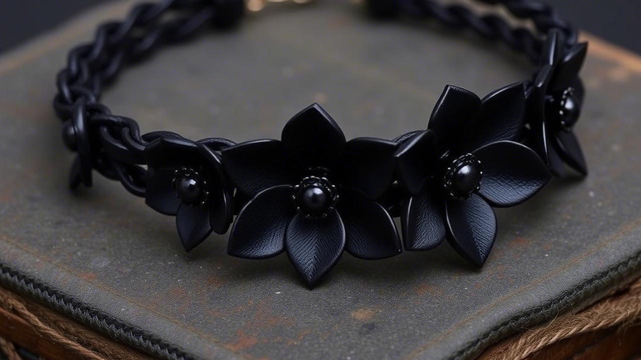 7 Gelang Model Bunga Hitam Terbaru, Beri Kesan Manis dan Kasual