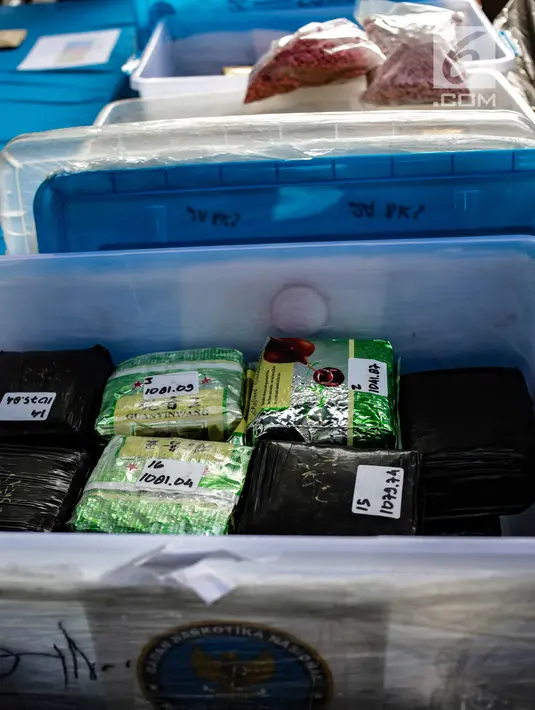FOTO: BNN Musnahkan Narkoba Hasil Pengungkapan 4 Perkara - Foto ...