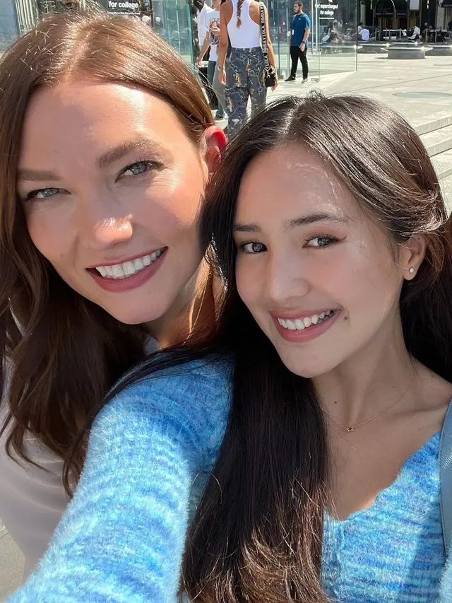 5 Momen Beby Tsabina Liburan di New York City, Pose Akrab Bareng Karlie Kloss Mantan Model ...