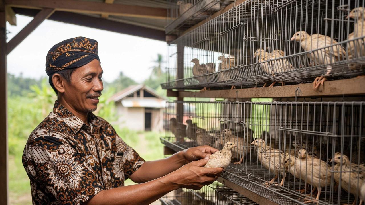 6 Rahasia Ternak Puyuh Tetap Produktif, Atur Pakan dan Kebersihan