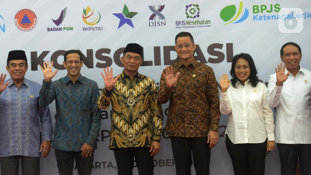 FOTO: Gelar Konsolidasi, Menko PMK Kumpulkan Para Menteri - Foto ...