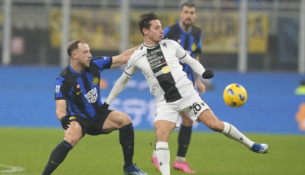 Foto Pertahanan Dan Lini Serang Sempurna Inter Milan Kedinginan Di
