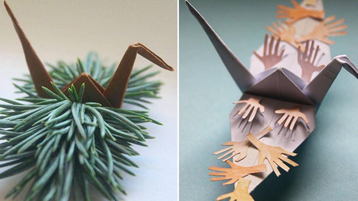Buat Begitu Banyak Origami Burung, Seniman Ini Hias Sayapnya Jadi Super ...