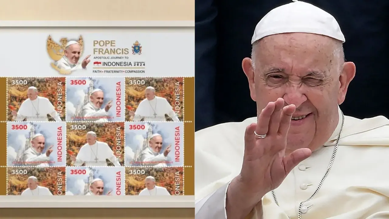 Sambut Kunjungan Paus Fransiskus, Pos Indonesia Luncurkan Prangko Edisi ...