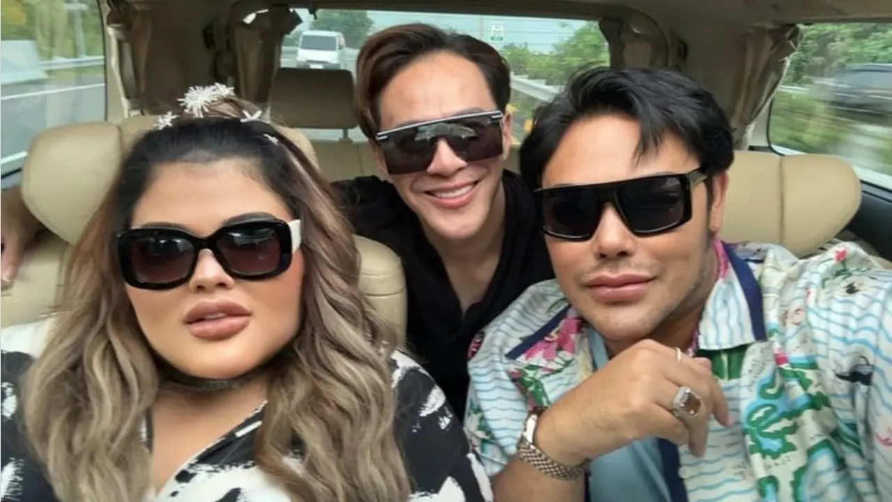 7 Potret Shindy Samuel Bareng Artis, Tuai Dukungan Diet - Hot Liputan6.com