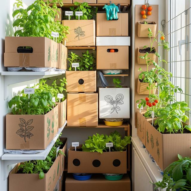 5 Cara Memanfaatkan Kardus Bekas untuk Berkebun, Solusi Ramah ...