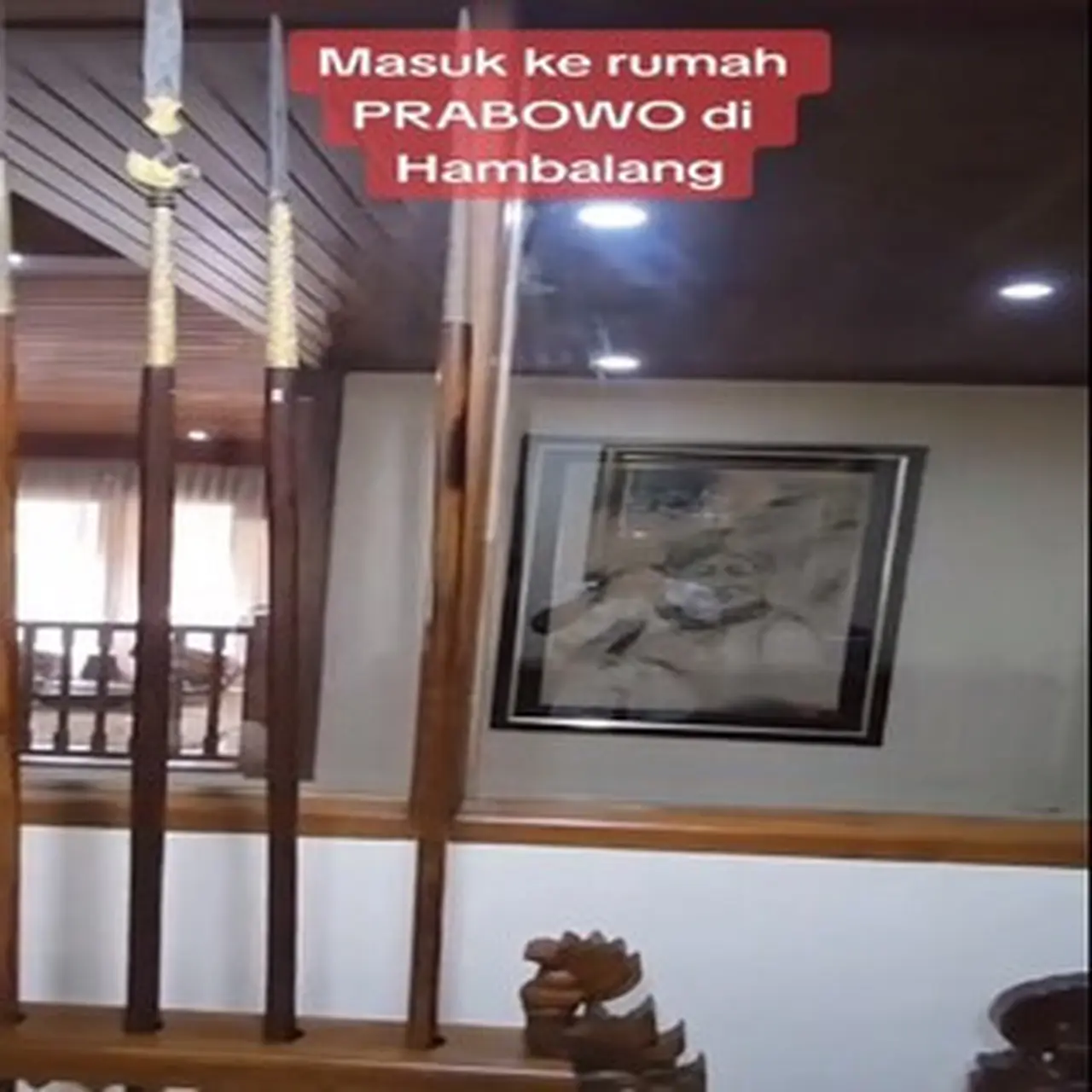 7 Foto-foto Rumah Mewah Prabowo Subianto di Hambalang, Penuh dengan Dekorasi Kayu - Citizen6 ...