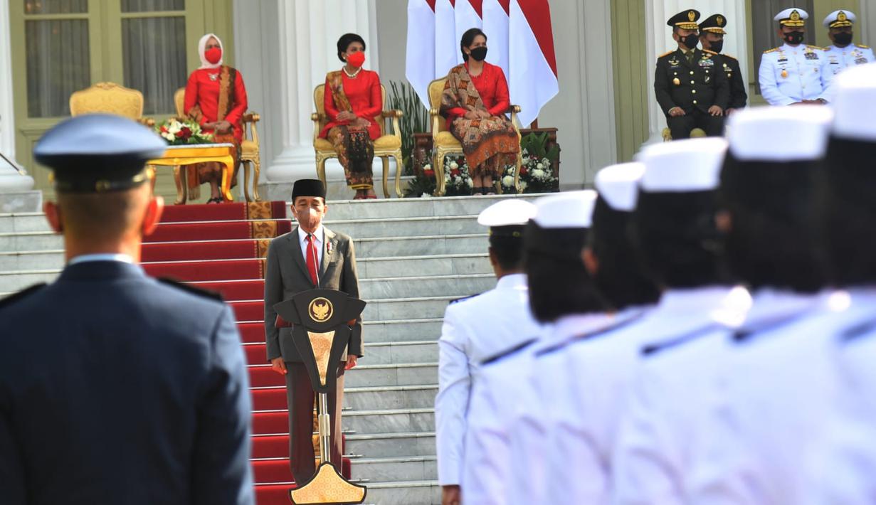 FOTO: Presiden Jokowi Lantik 754 Perwira Remaja TNI dan Polri - Foto ...