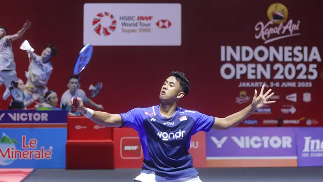 Hasil Indonesia Open 2025: Alwi Farhan dan Jonatan Christie Keok, Tunggal Putra Indonesia Habis ...