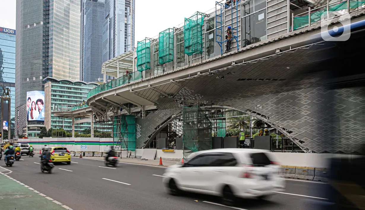 Pembangunan Halte TransJakarta Bundaran HI Terus Berjalan di Tengah ...