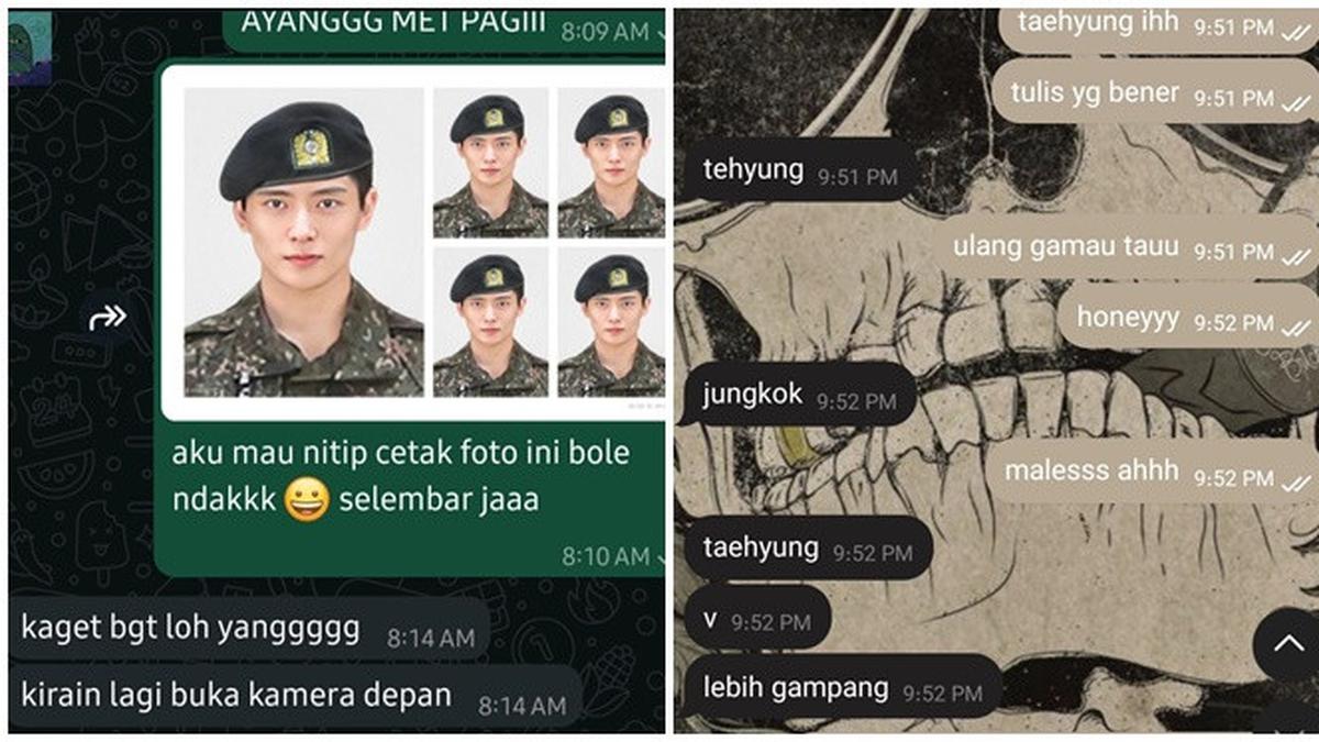6 Chat ke Pacar Bahas Cowok K-Pop Ini Kocak, Bikin Senyum-Senyum