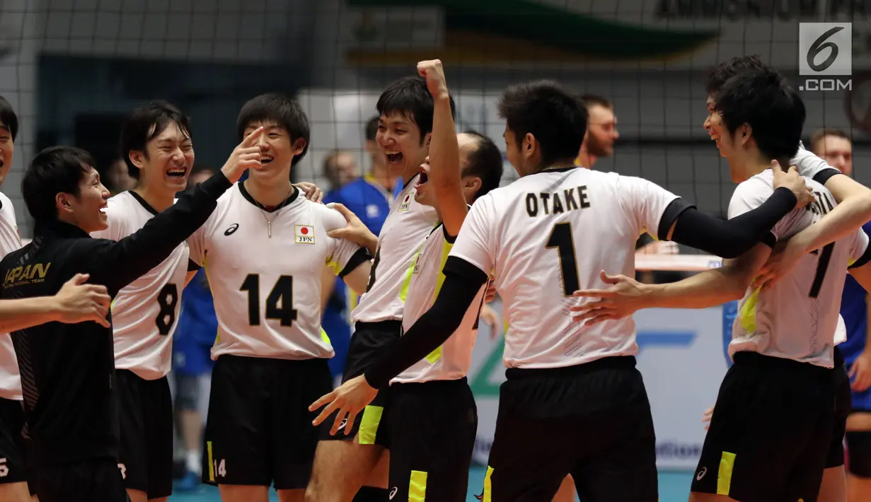Kalahkan Kazakhstan, Jepang Juara Voli Asia 2017 - Foto Liputan6.com