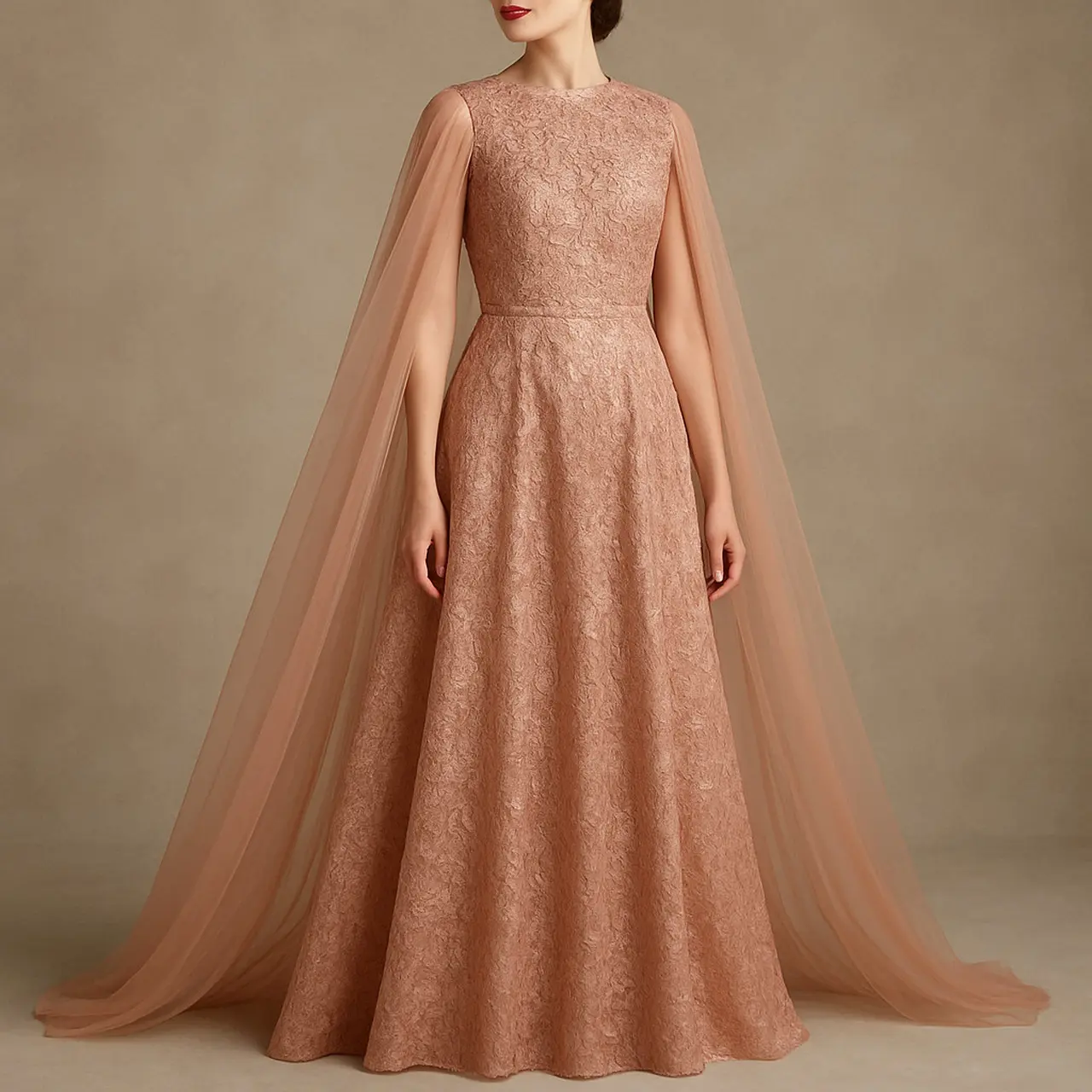 Biar Enggak Terkesan Kaku, Ini Cara Styling Long Dress Brokat agar ...