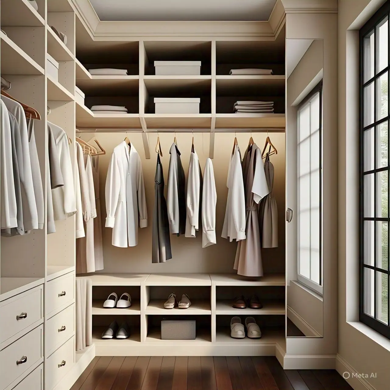 9 Inspirasi Warna Walk-in Closet, Ruangan Pakaian Jadi Terlihat Lebih ...
