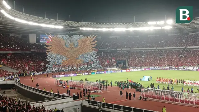 Koreo La Grande Indonesia pada Laga Timnas Indonesia Vs Bahrain Bikin ...