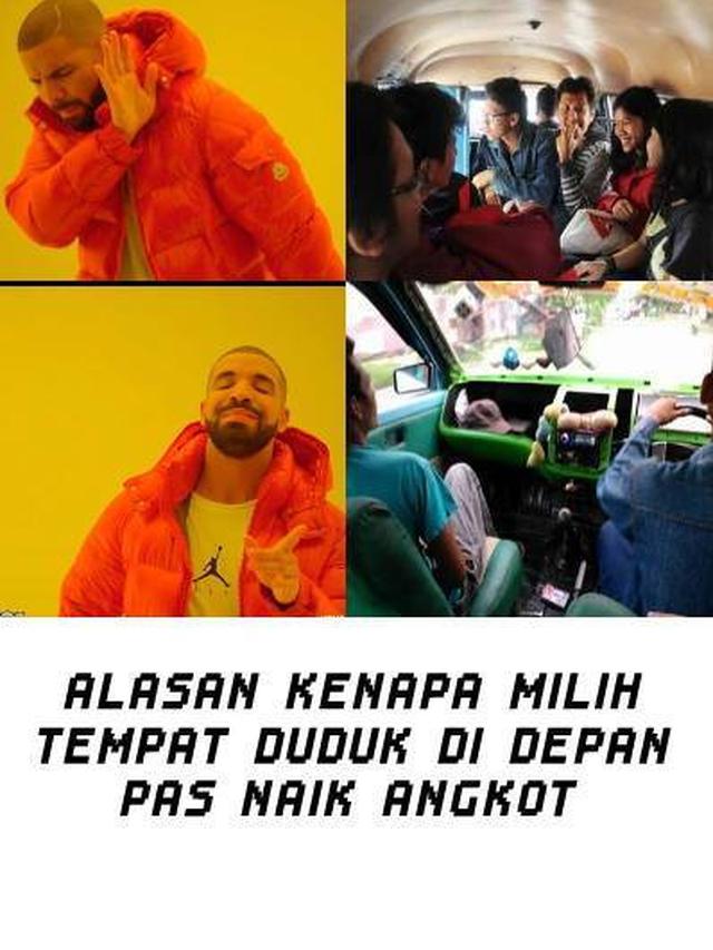 7 Meme Kocak Orang Naik Angkot Ini Bikin Geleng Kepala - Hot Liputan6.com