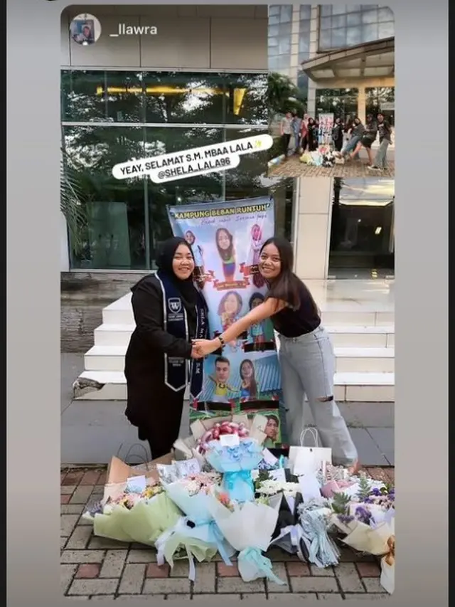 6 Potret Mbak Lala Pengasuh Rafathar Anak Raffi Ahmad Lulus Kuliah Bareng Teman-teman Kampusnya ...