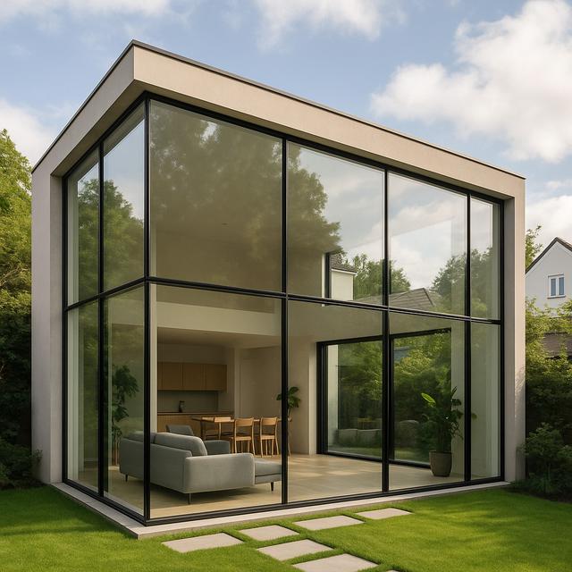 7 Desain Rumah Minimalis Modern dengan Kaca Luas di Dinding dan Jendela ...