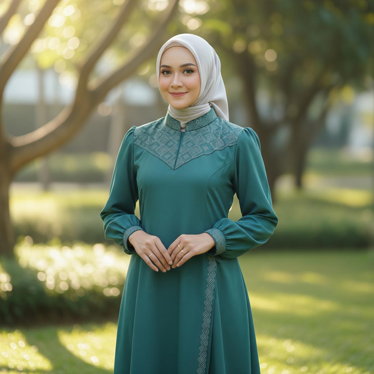 7 Tren Warna Gamis Lebaran 2026 yang Instagramable, dari Rose Gold ...