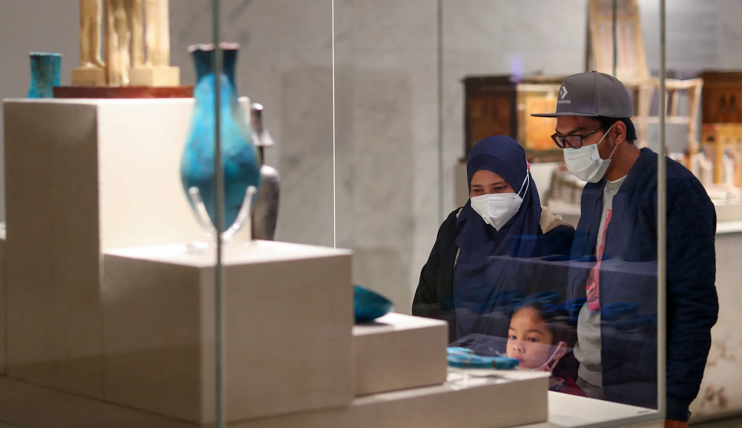 FOTO: Melihat Koleksi Museum Nasional Peradaban Mesir - Foto Liputan6.com