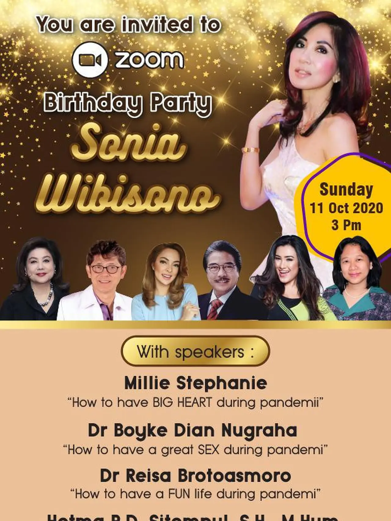 Dokter Sonia Wibisono Rayakan Ulang Tahun dengan Webinar Seputar ...