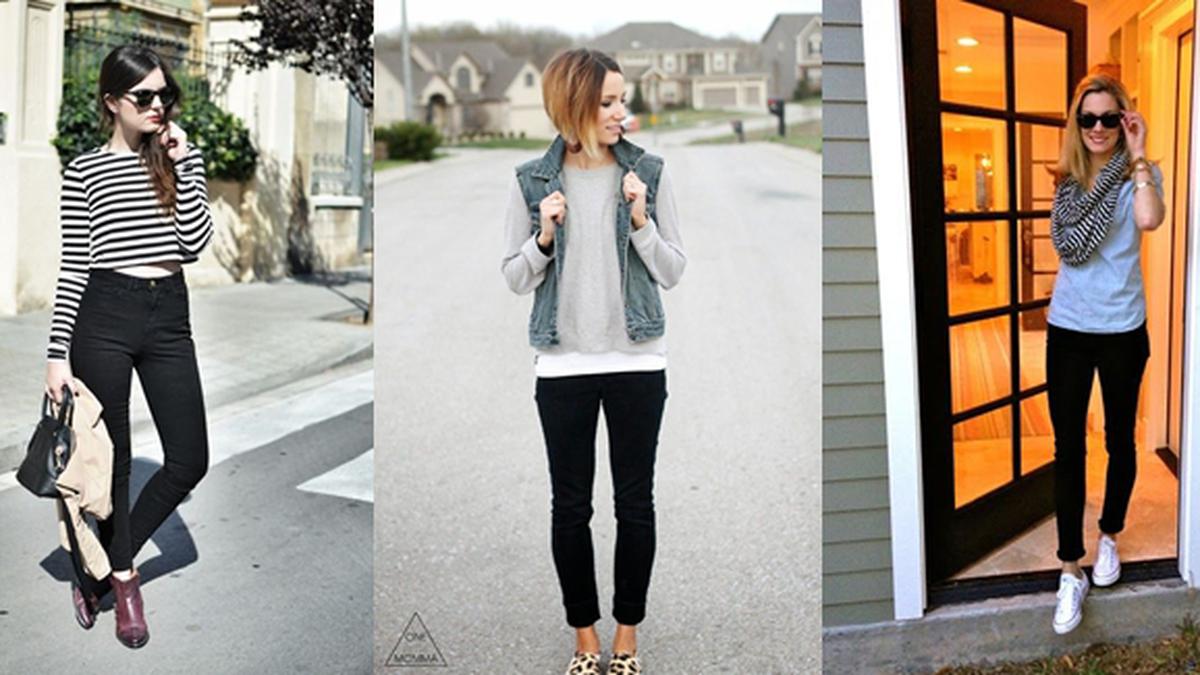 11 Inspirasi Tampil Cantik dengan Celana Jeans Hitam - Photo Fimela.com