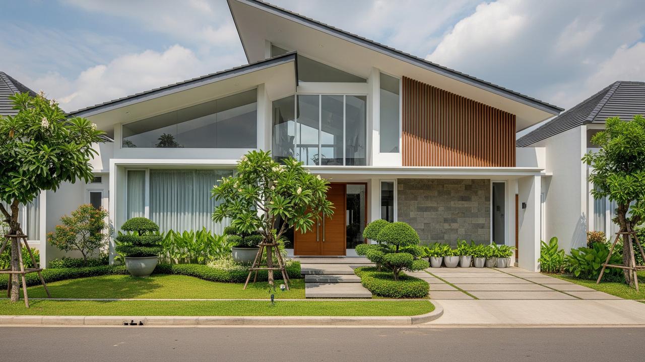 6 Inspirasi Rumah Minimalis Atap Tinggi dengan Ventilasi Silang, Sejuk ...