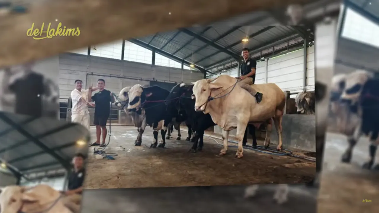 Penampakan 4 Sapi Jumbo Raffi Ahmad untuk Kurban Idul Adha 2025, Irfan Hakim Borong di Setia ...