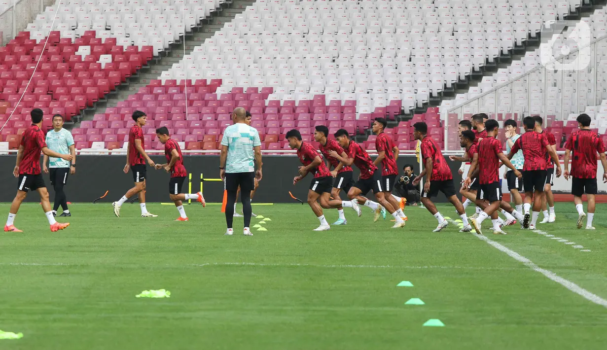Melawan Irak, Timnas Indonesia Matangkan Strategi di Sesi Latihan Resmi ...
