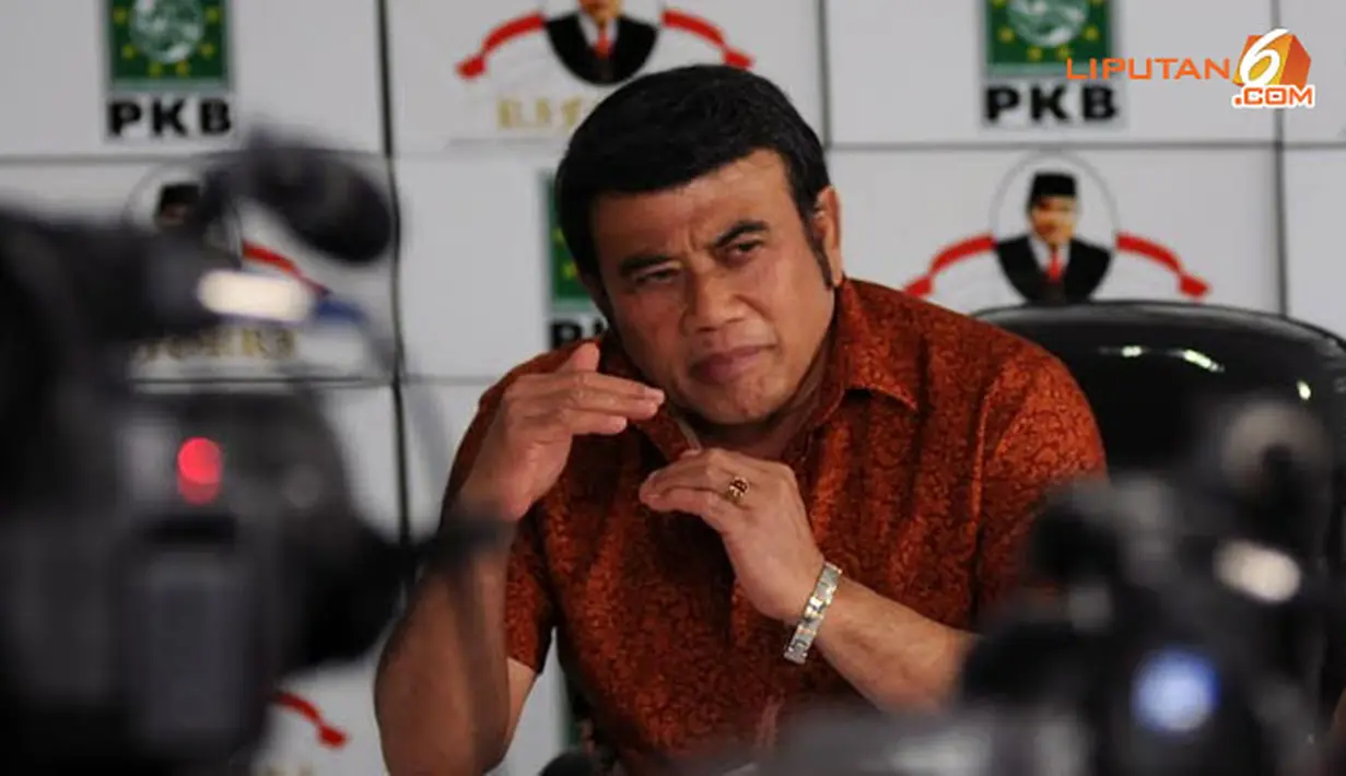 [FOTO] Wajah Optimis Rhoma Irama Menuju Capres 2014 - Foto Liputan6.com