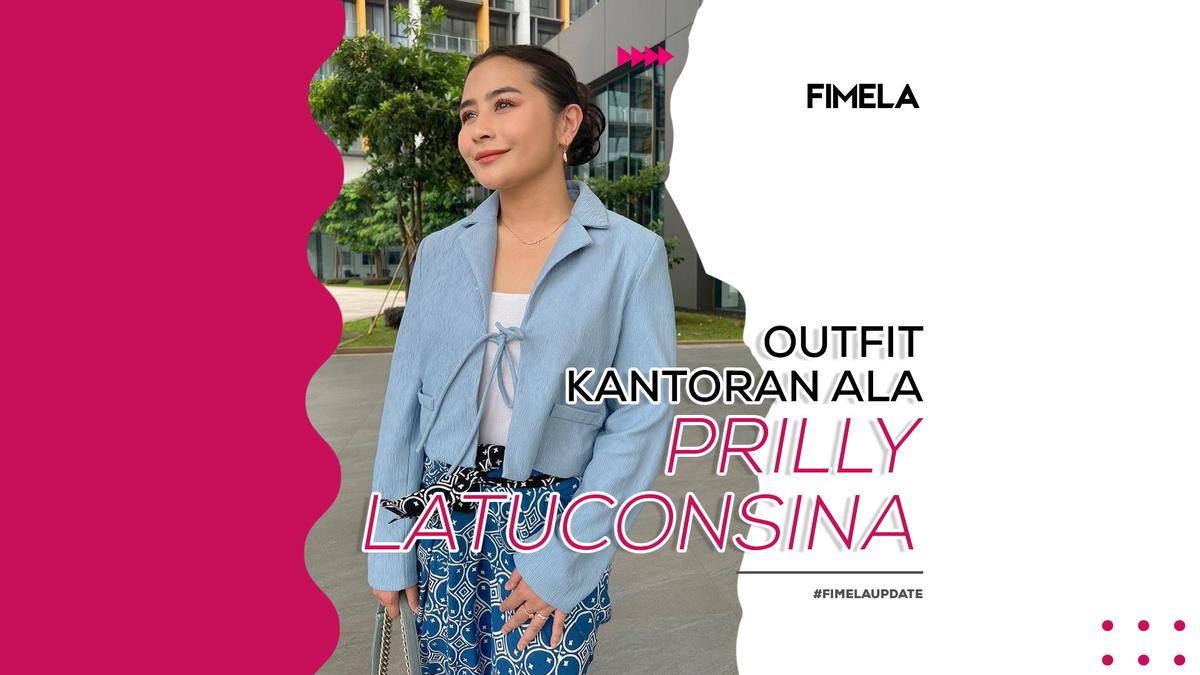 Intip Gaya Kantoran Ala Prilly Latuconsina