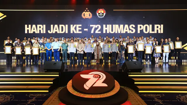 Liputan6.com Raih Penghargaan dari Kapolri di HUT ke-72 Humas Polri ...