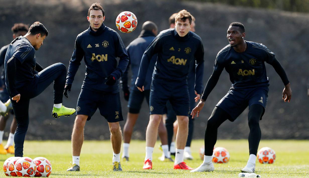 FOTO: MU Siap Jamu Barcelona di Old Trafford - Foto Liputan6.com