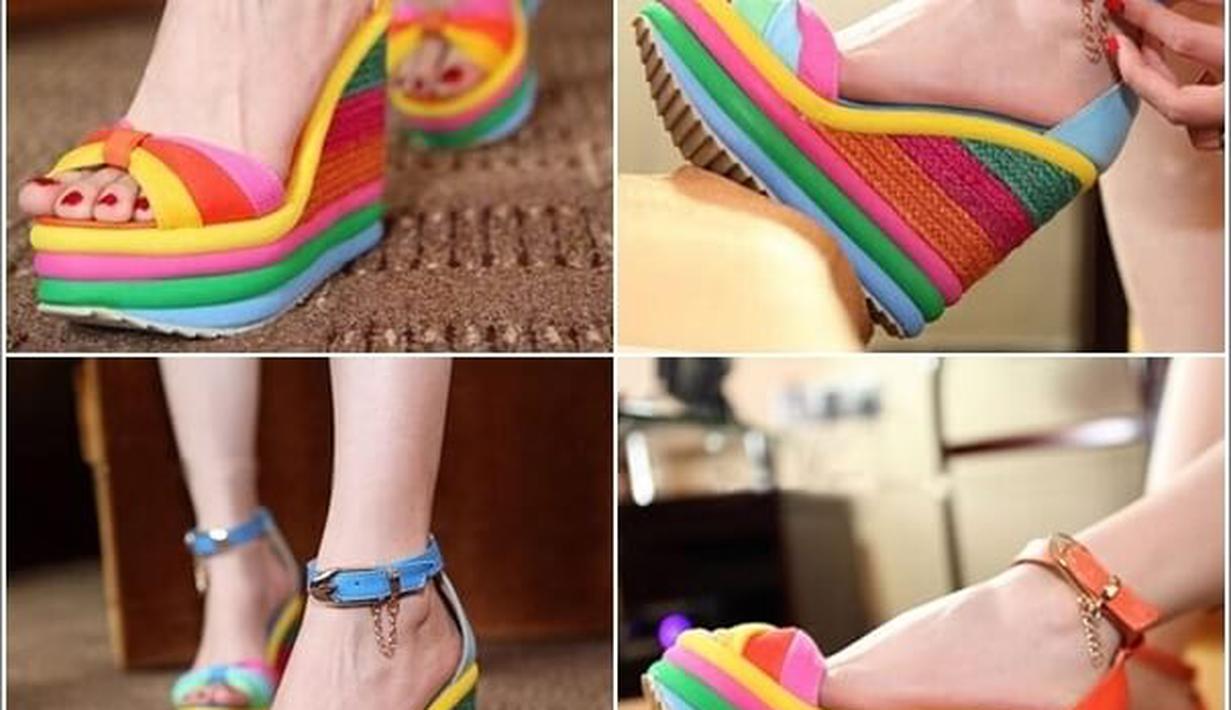 8 Desain Wedges Unik Tapi Super Stylish Untuk Tampil Fashionable ...