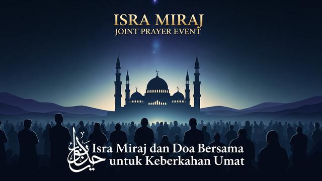 Poster Isra Miraj 2026 Terbaru dan 5 Tipsnya, Rayakan Momen Sakral ...