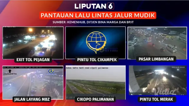 Live Streaming CCTV Arus Mudik Lebaran Idul Fitri 2023, Jadwal One Way hingga Ganjil Genap ...