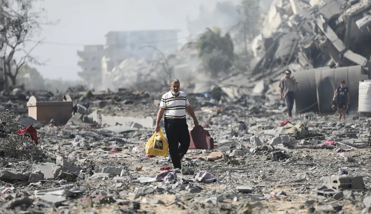 Gambar-Gambar yang Menceritakan Duka dan Kehancuran Perang Israel-Hamas ...