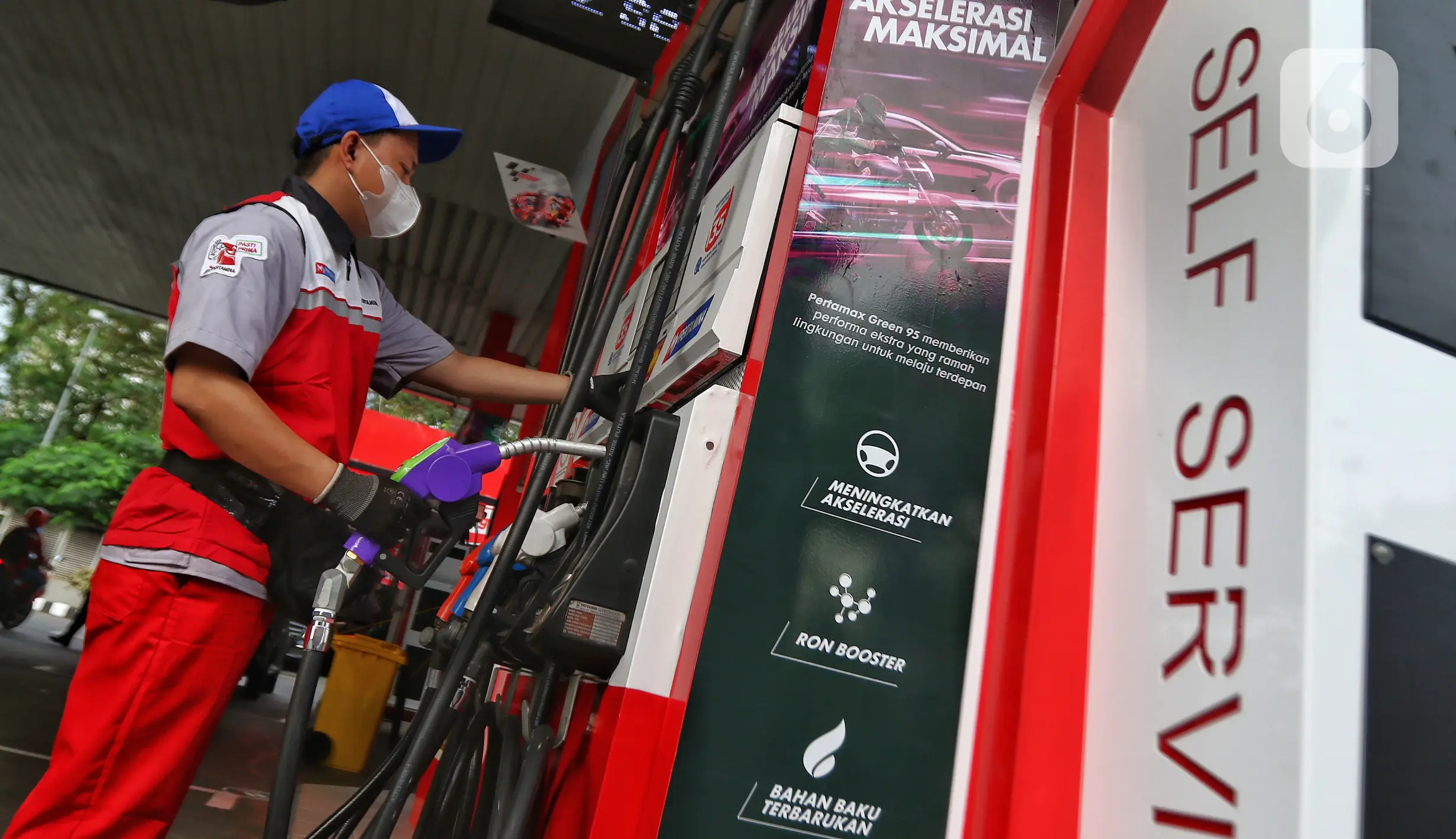 Pertamina Luncurkan Pertamax Green dengan RON 95 - Foto Liputan6.com