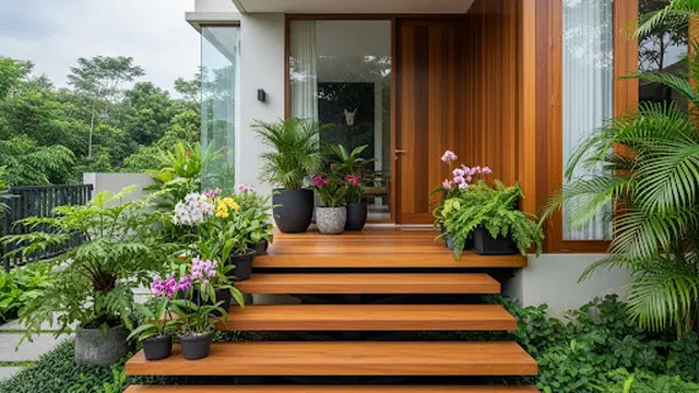 8 Inspirasi Model Anak Tangga Teras Depan Rumah yang Estetik dan ...