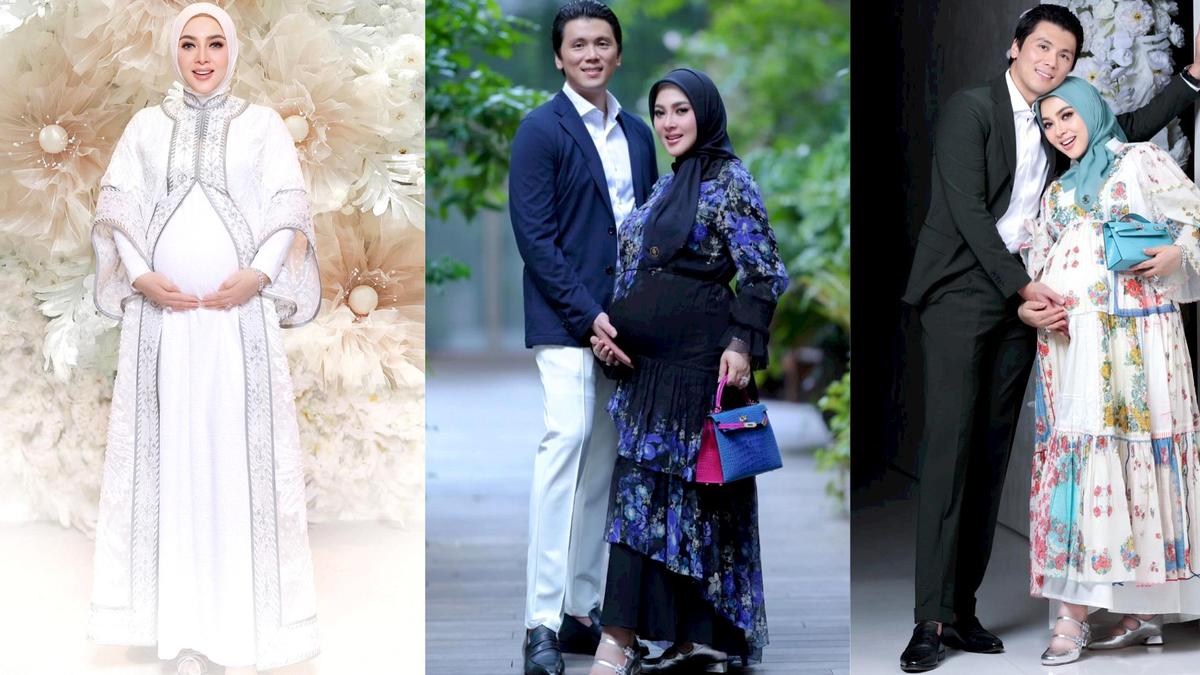 Bobot Naik 18 Kg, 8 Gaya Bumil Syahrini yang Kini Kerap Pakai Dress ...