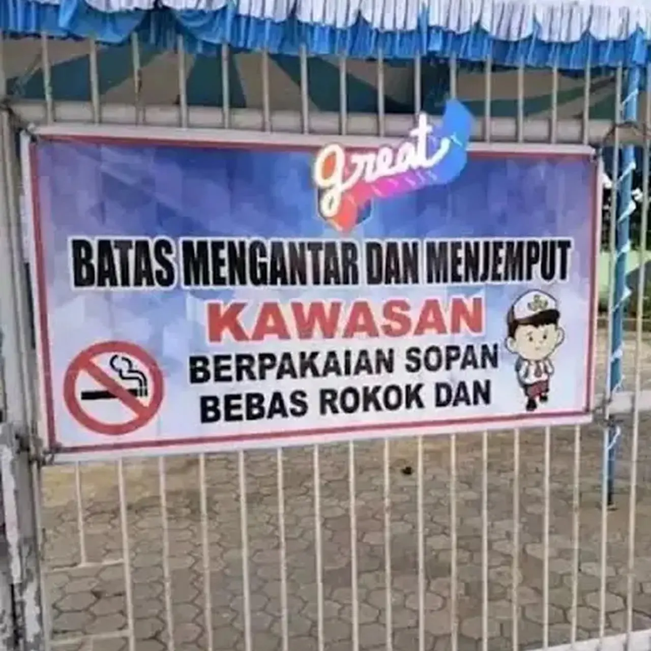 6 Tulisan Peringatan Tidak Selesai Ini Bikin Penasaran, Jadi Menebak ...