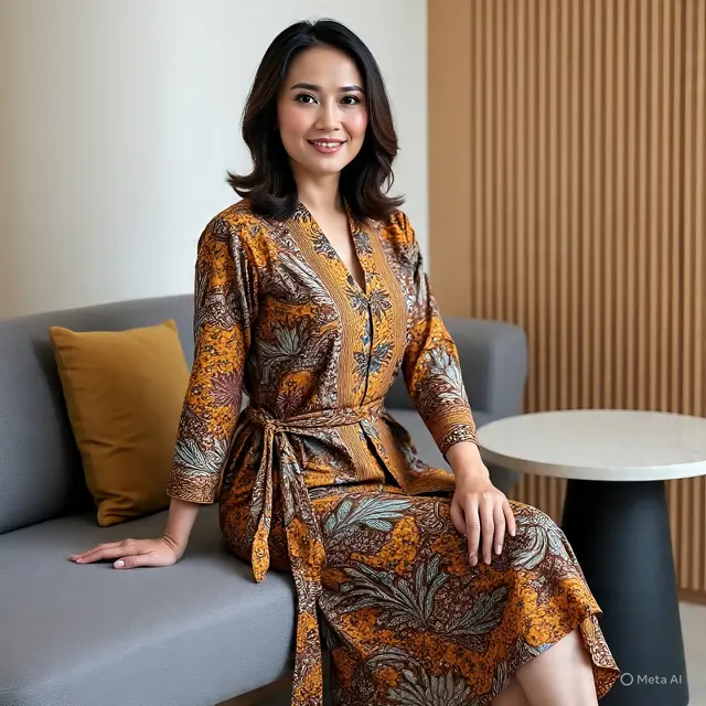 10+ Model Atasan Batik Wanita Elegan Panjang Terbaru 2025, Dari Kasual ...