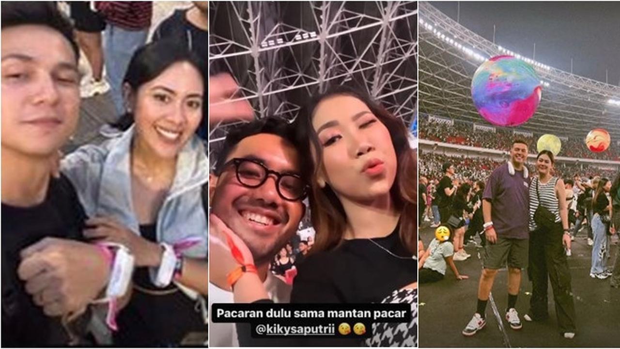9 Potret Pasangan Artis Nonton Konser Coldplay di Jakarta, Bak Masa Pacaran