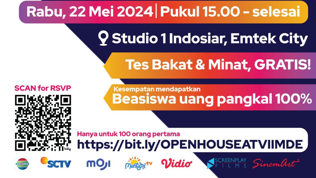ATVI-IMDE Gelar Open House di Studio 1 Indosiar, Begini Cara Gabungnya ...