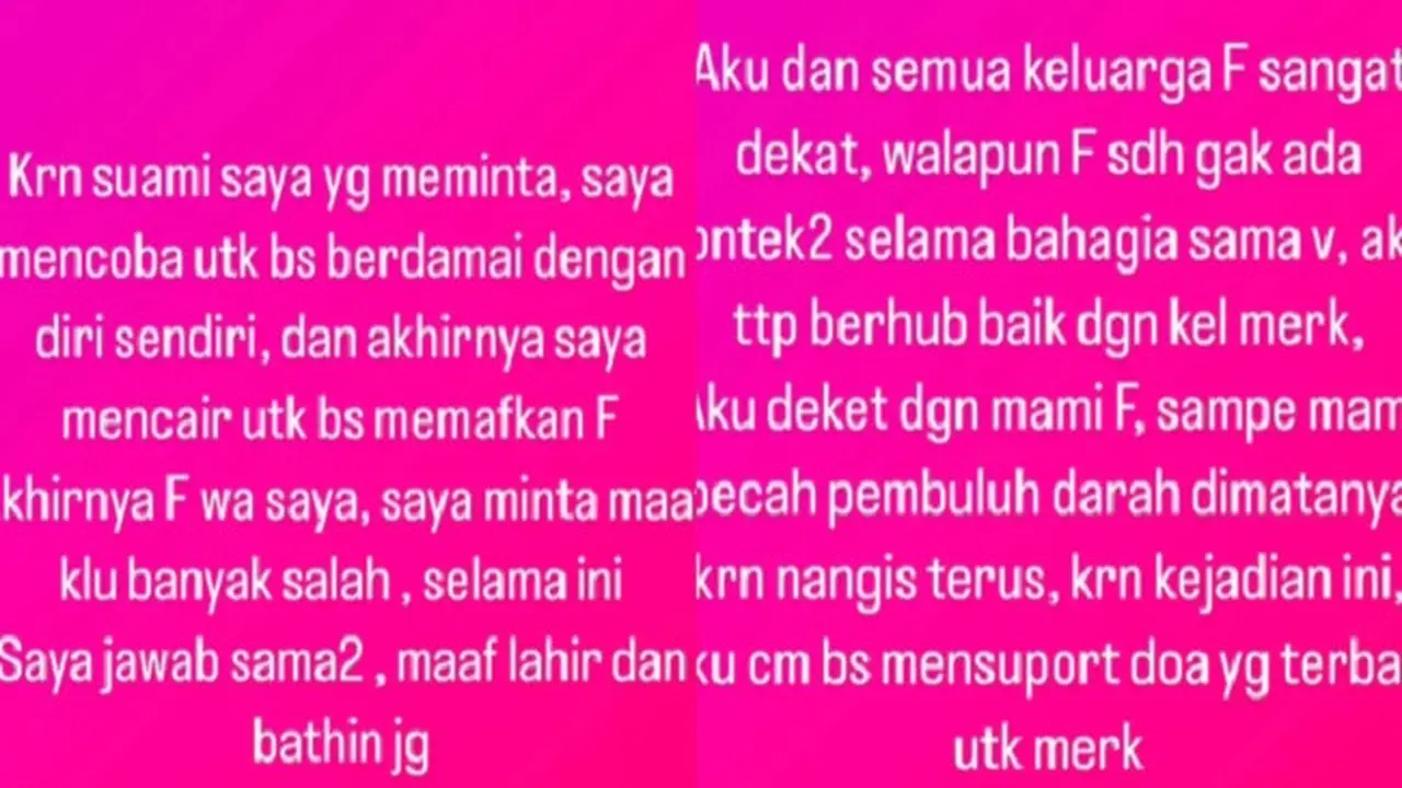 Kata Elma Theana Ibunda Ferry Irawan Alami Pembuluh Darah Mata Pecah karena Nangis Terus Terkait ...