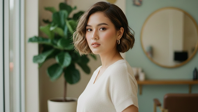 7 Model Rambut Wanita Pendek Butterfly, Bikin Wajah Terlihat Lebih ...