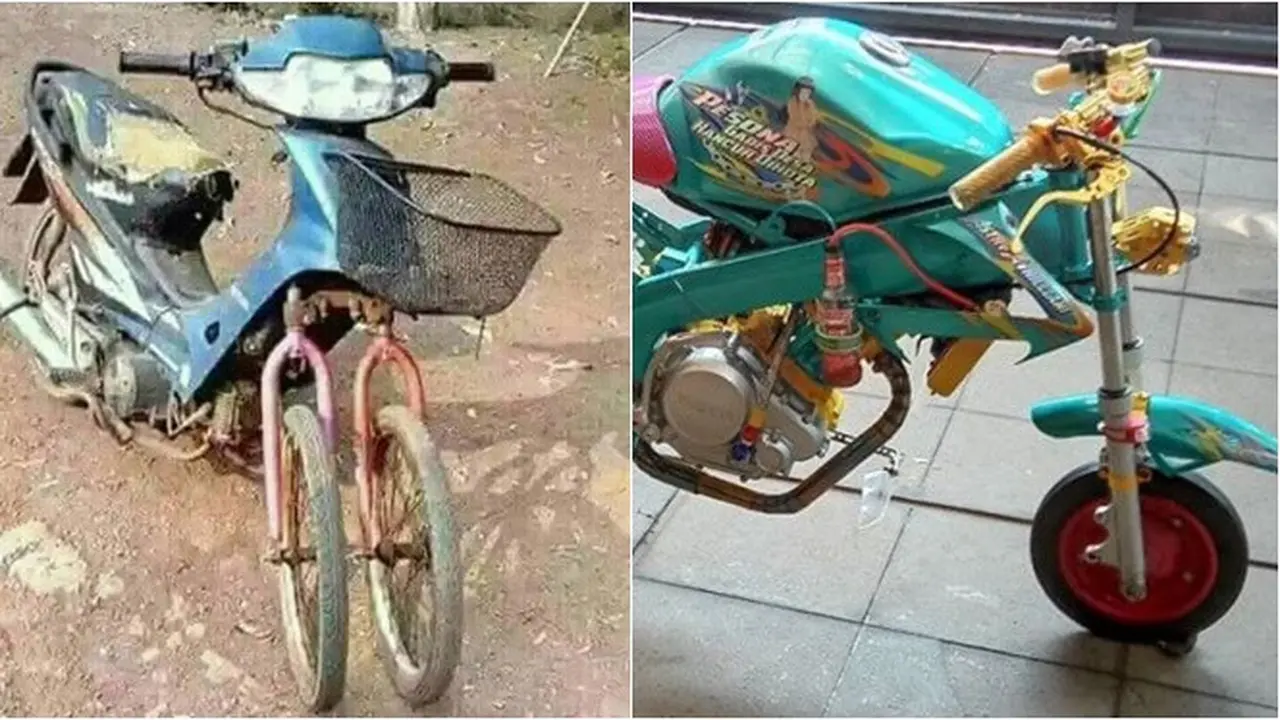 7 Potret Modifikasi Roda Sepeda Motor Ini Bikin Tepuk Jidat - Hot ...
