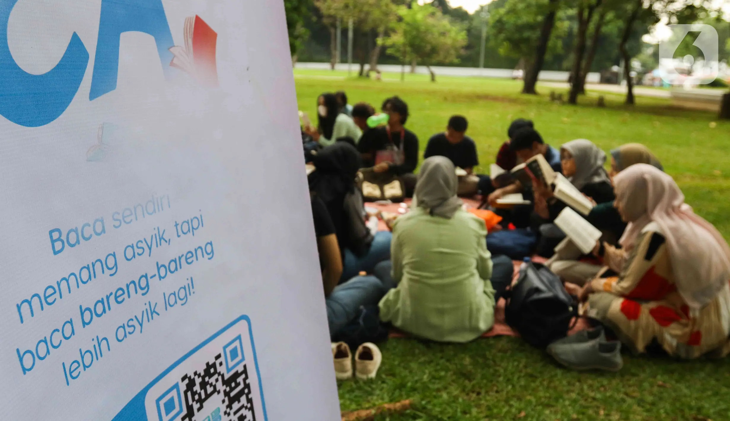 Mendongkrak Minat Baca Lewat Komunitas Kumpul Baca - Foto Liputan6.com